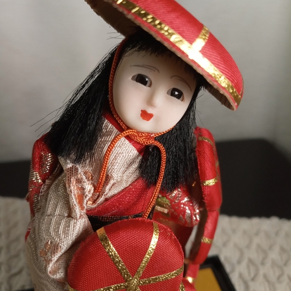 Hand Crafted | Accents | Vintage 97s Japanese Geisha Doll Hat Dance ...